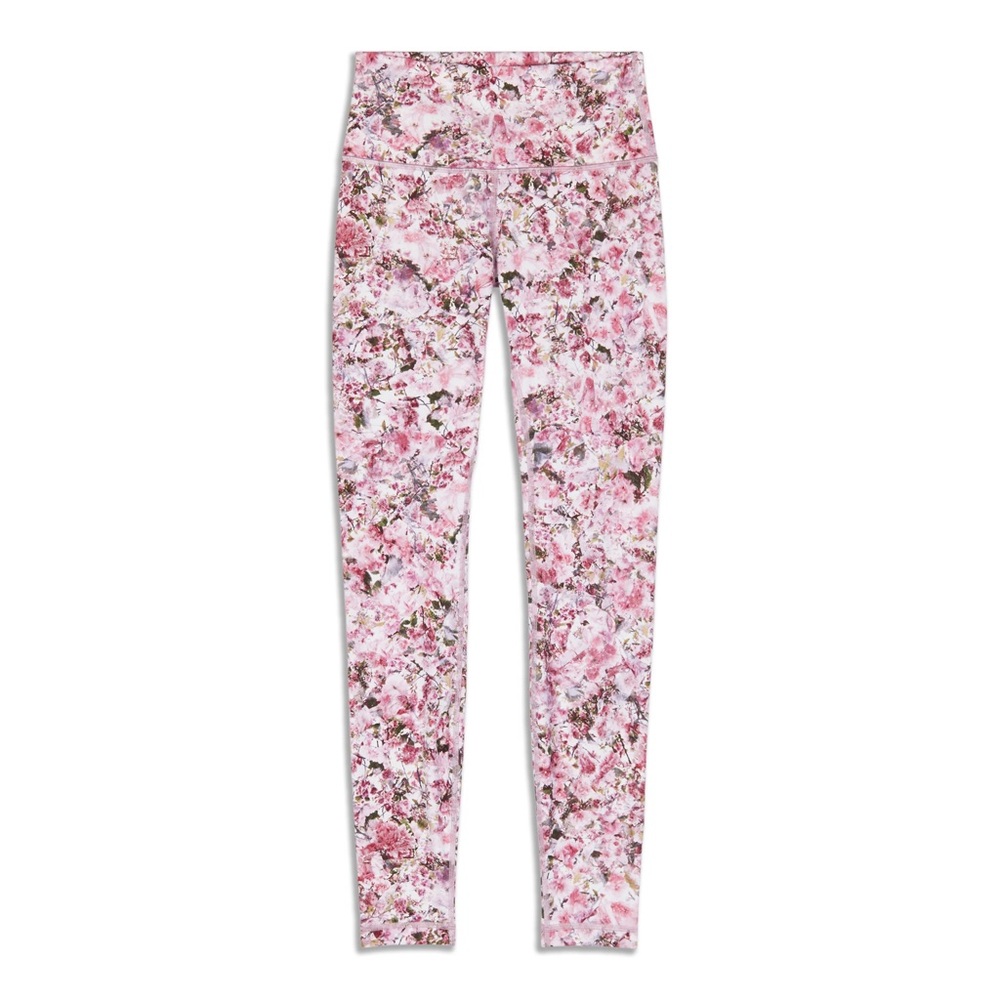 Lululemon High Rise Cherry Blossom Legging - Gem